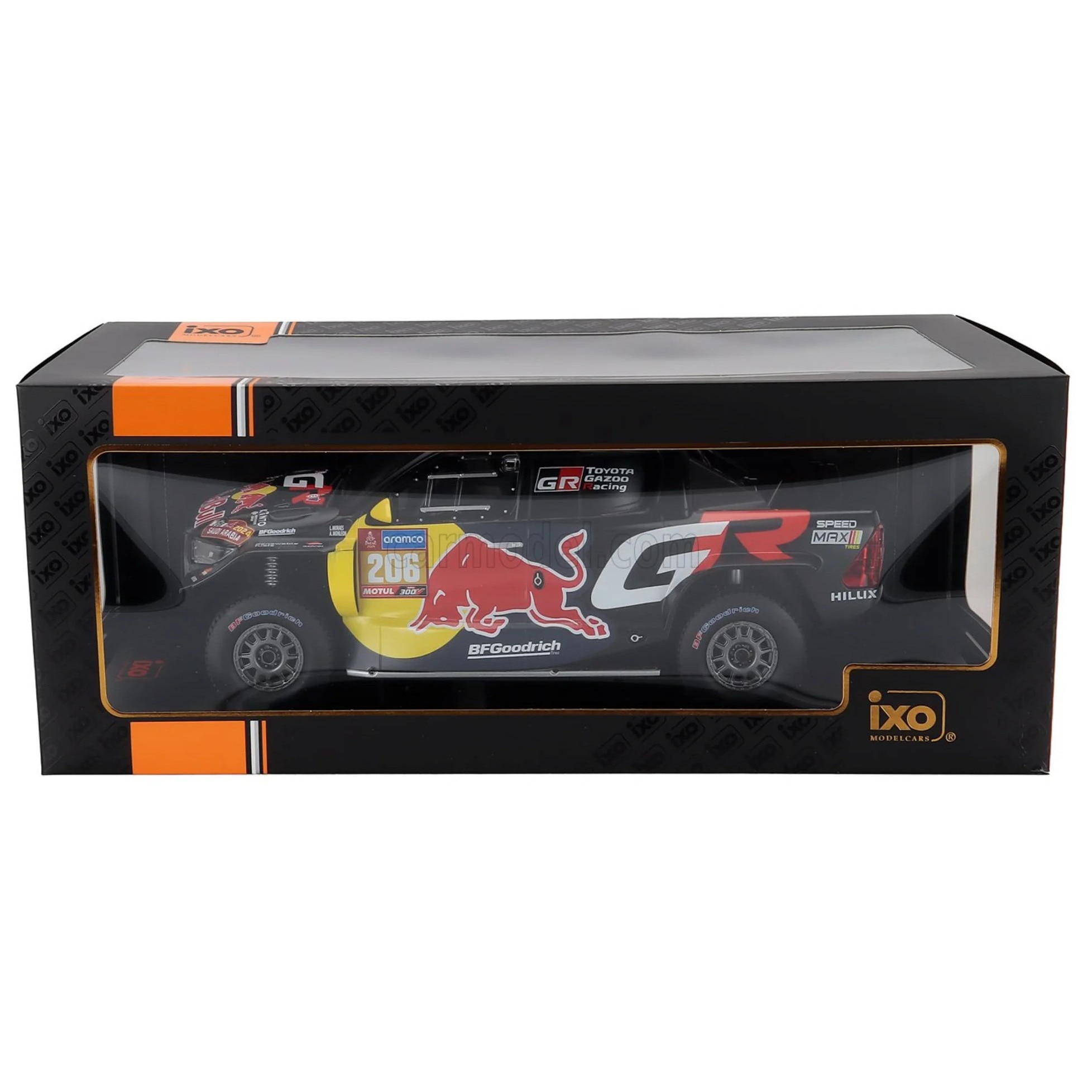Macheta Toyota GR DKR Hilux Evo T1U #206 L.Moraes - A.Monleon Rally ...