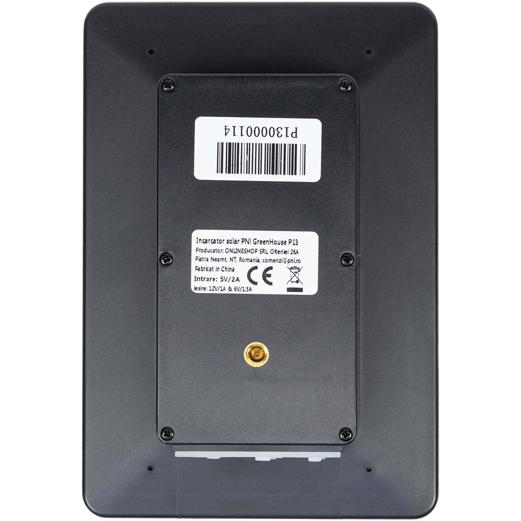 Incarcator solar PNI GreenHouse P13 iesire 6V si 12V, 3W, acumulator Li ...