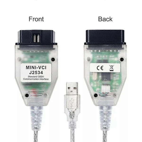 Cablu/adaptor diagnostic OBD2 VCI J2534 V18.00.008, compatibil TIS ...