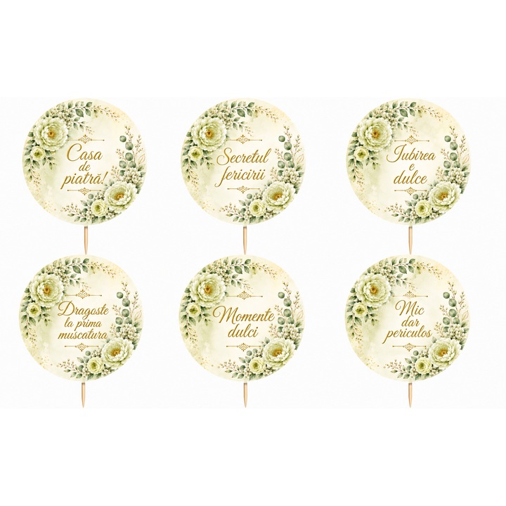 Set 40 buc Tag-uri Decorative Candy Bar NUNTA MODEL 12– Mesaje Vesele ...