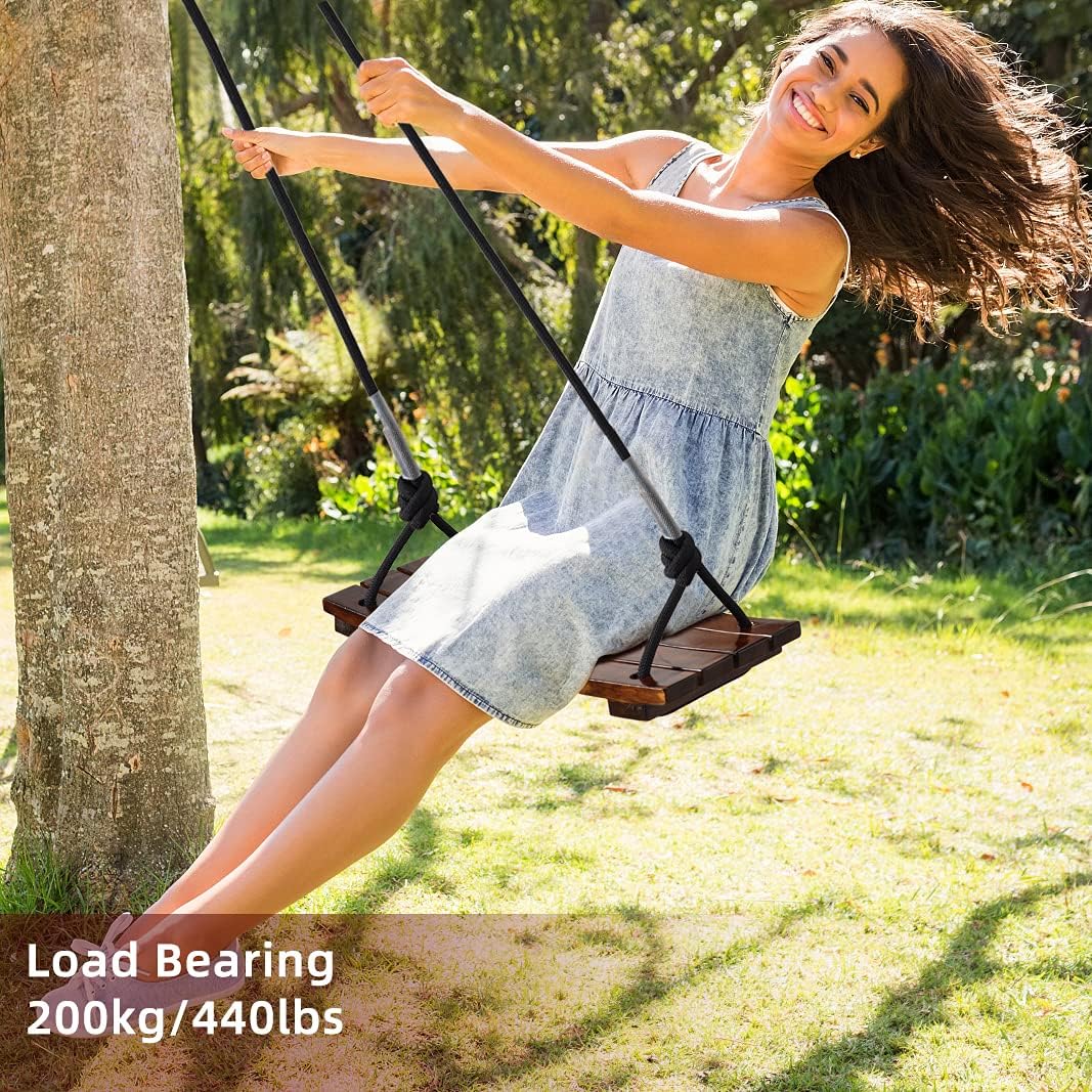 Leagan din lemn, ajustabil 150x210cm, rezistent apa, accesorii incluse ...