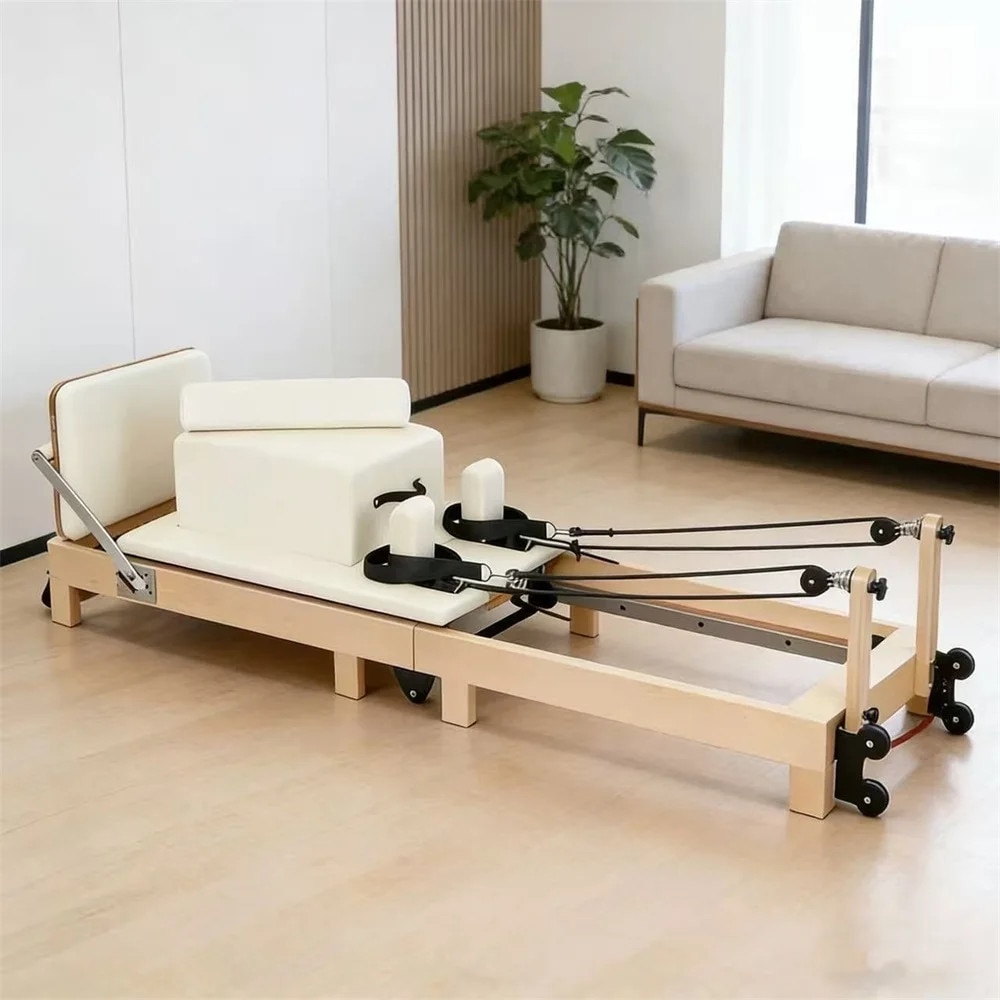Aparat Reformer Pilates, Pliabil, Rezistenta reglabila, Sarcina maxima ...