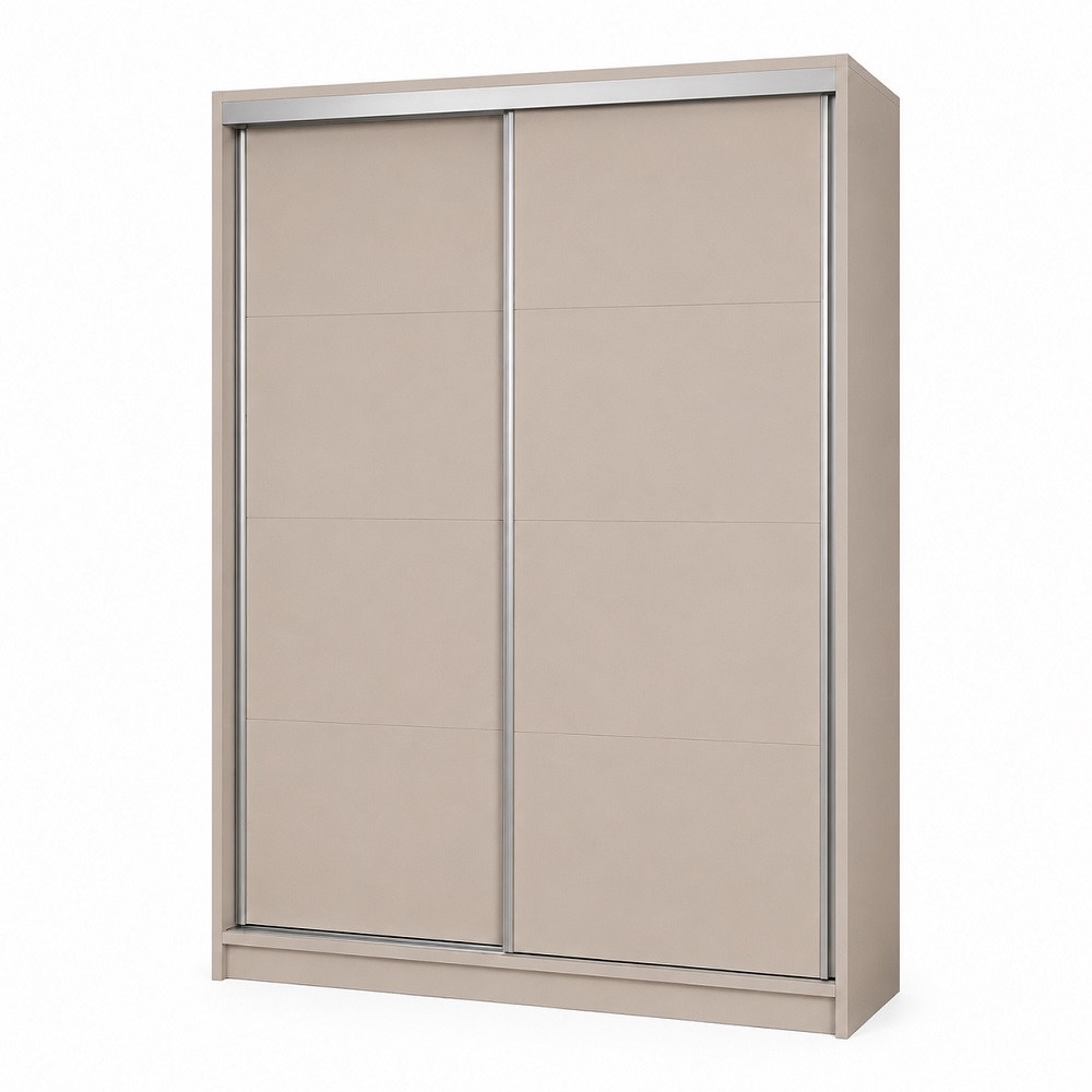 Dulap Dressing L140 x H240 cm Lara, Cashmere, usi glisante, 2 ...