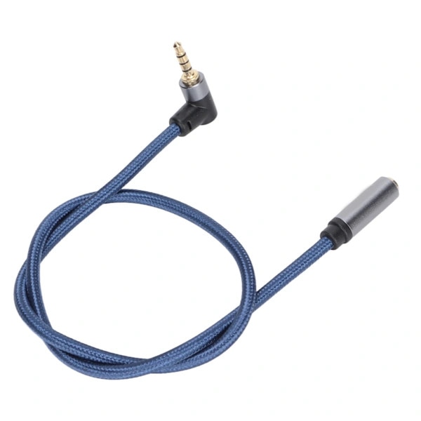 Cablu audio 3.5 mm, cablu prelungitor stereo unghi drept 90°, 4 ...