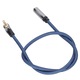 Cablu audio 3.5 mm, cablu prelungitor stereo unghi drept 90°, 4 ...