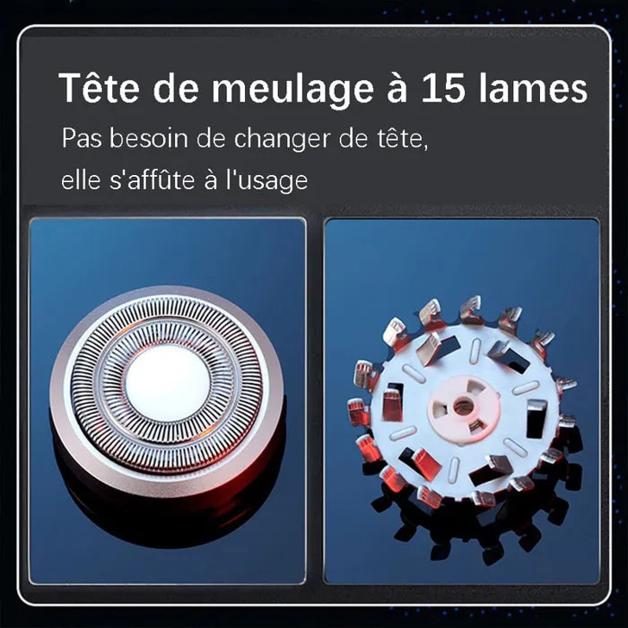 Aparat de ras electric reincarcabil mini, trimmer, cap de taiere 15 ...