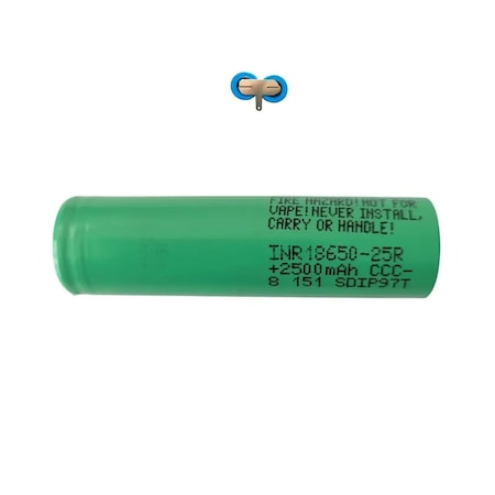 Пакет акумулатор 18650 3.6V LI-ION 5000mA 20A Samsung с пластини ...