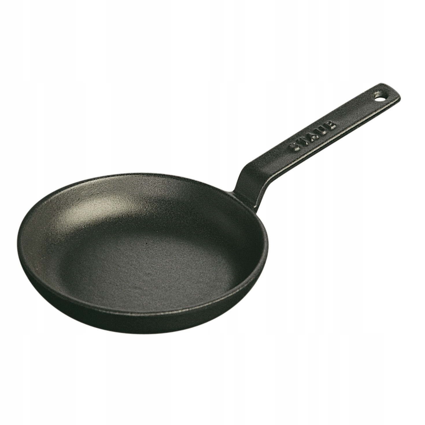 Tigaie / tigaioara din fonta Staub France, mini, 12 cm, capacitate 150 ...