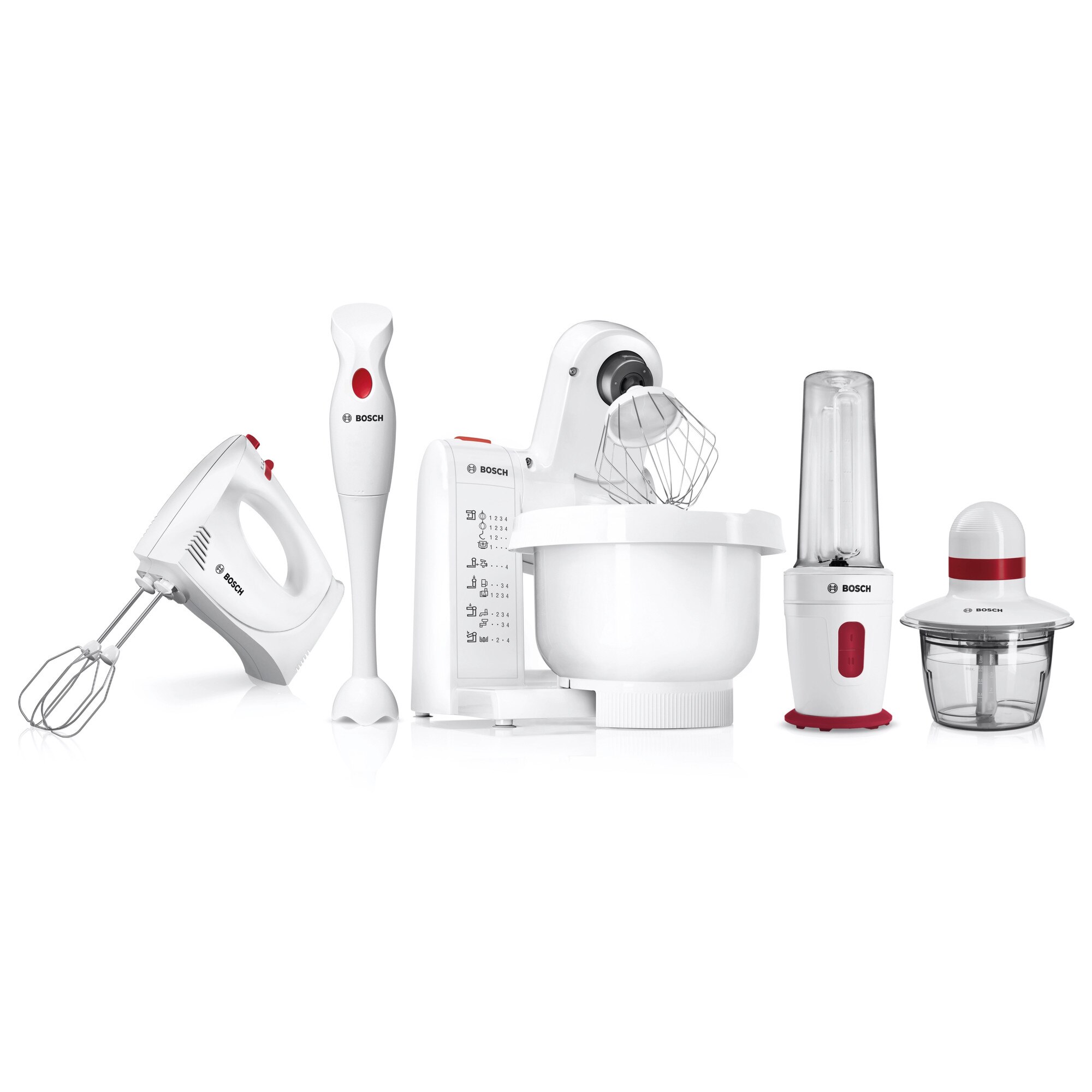 Mixer de mana/Blender manual Bosch MFQP1000 YourCollection, 300W, cu ...
