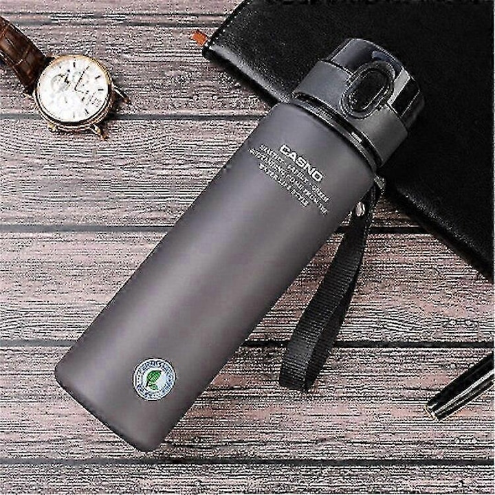 Bidon sport plastic mat cu capac 400ml 560ml portabil - eMAG.ro
