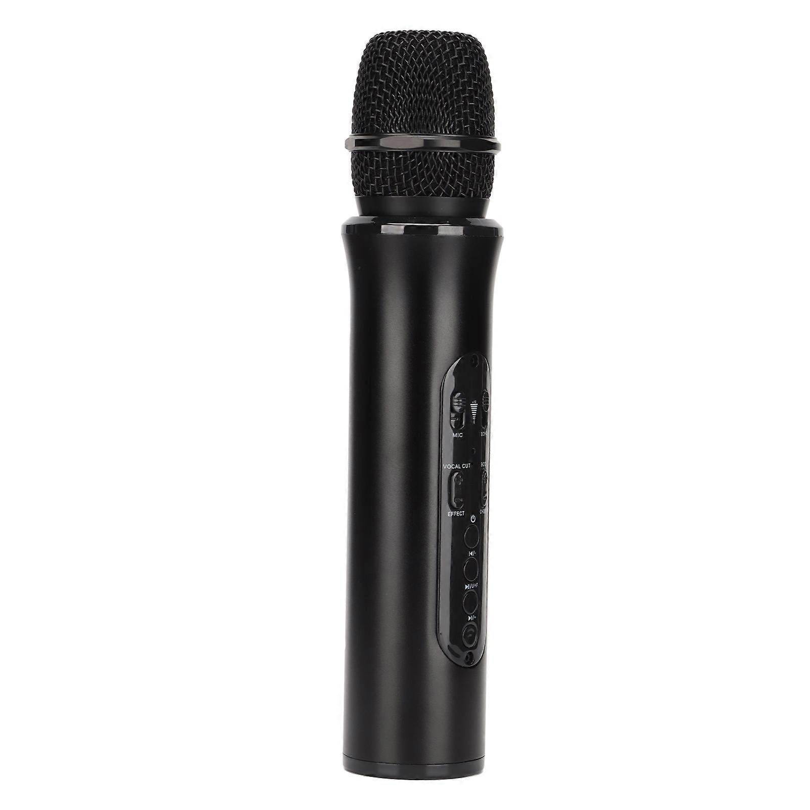 Microfon wireless portabil/handheld cu Bluetooth si difuzor incorporat ...