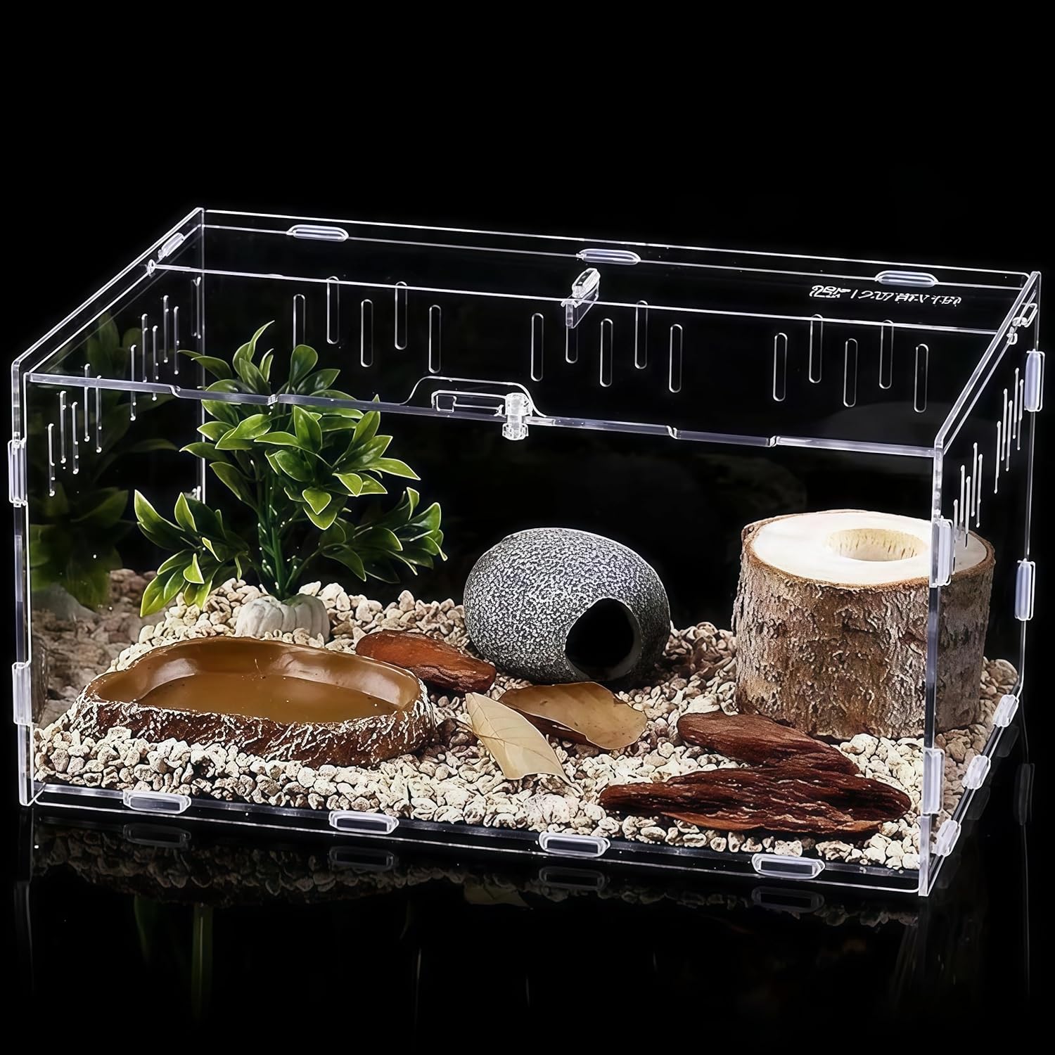 Terariu acrilic vivariu transparent pentru reptile si amfibieni, din ...