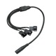Cablu splitter DC5.5x2.1mm la 4 pini, 37cm, 1 la 2/3/4/5 iesiri - eMAG.ro