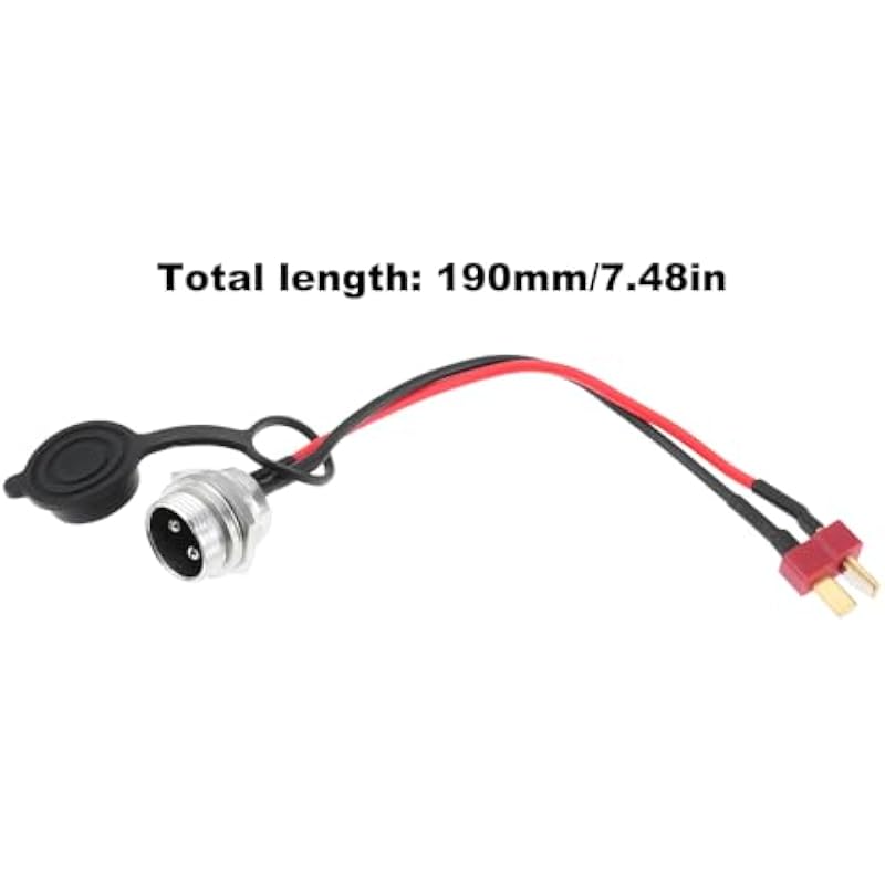 Cablu incarcare trotineta electrica 3 pini conector tip T 19cm - eMAG.ro