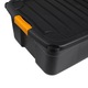 Cutie de Depozitare de Mare Rezistenta din Plastic Negru 60L - eMAG.ro
