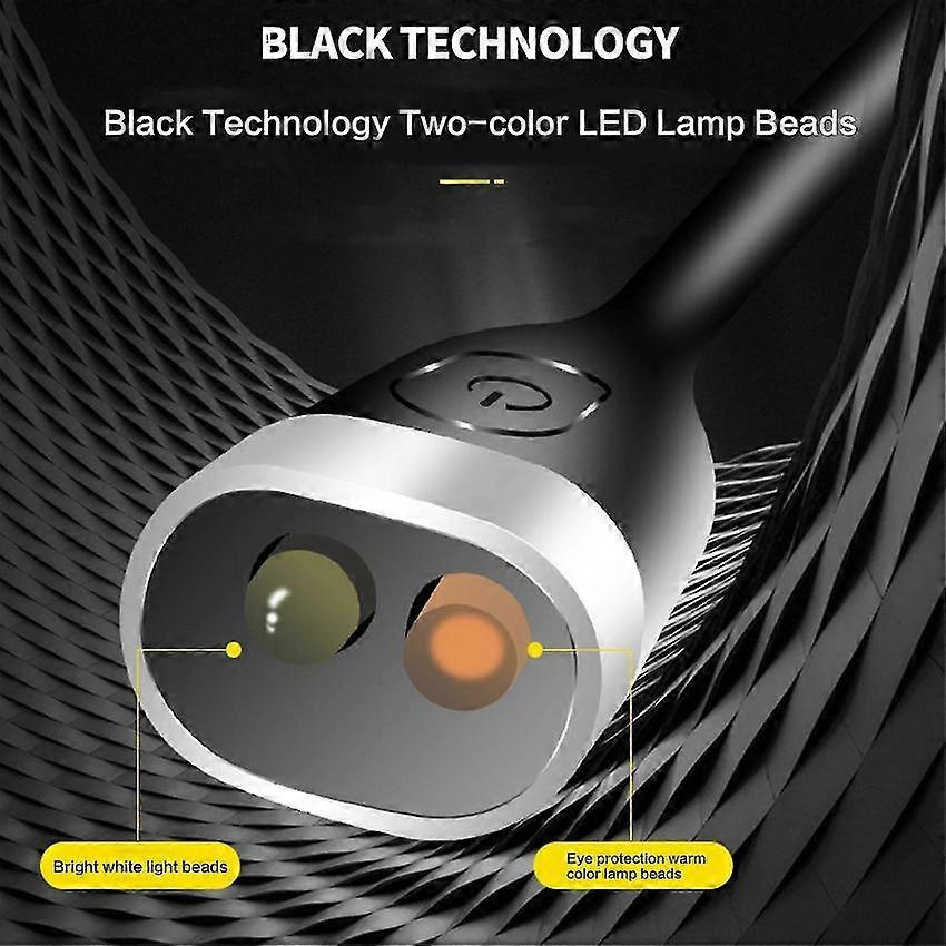 Lampa LED de purtat la gat hands-free, reincarcabila, 3 trepte de ...