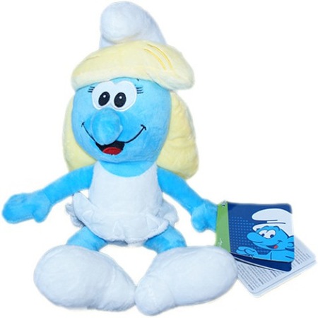 Figurina de plus Strumf Strumfita - Strumfii 30 cm - eMAG.ro