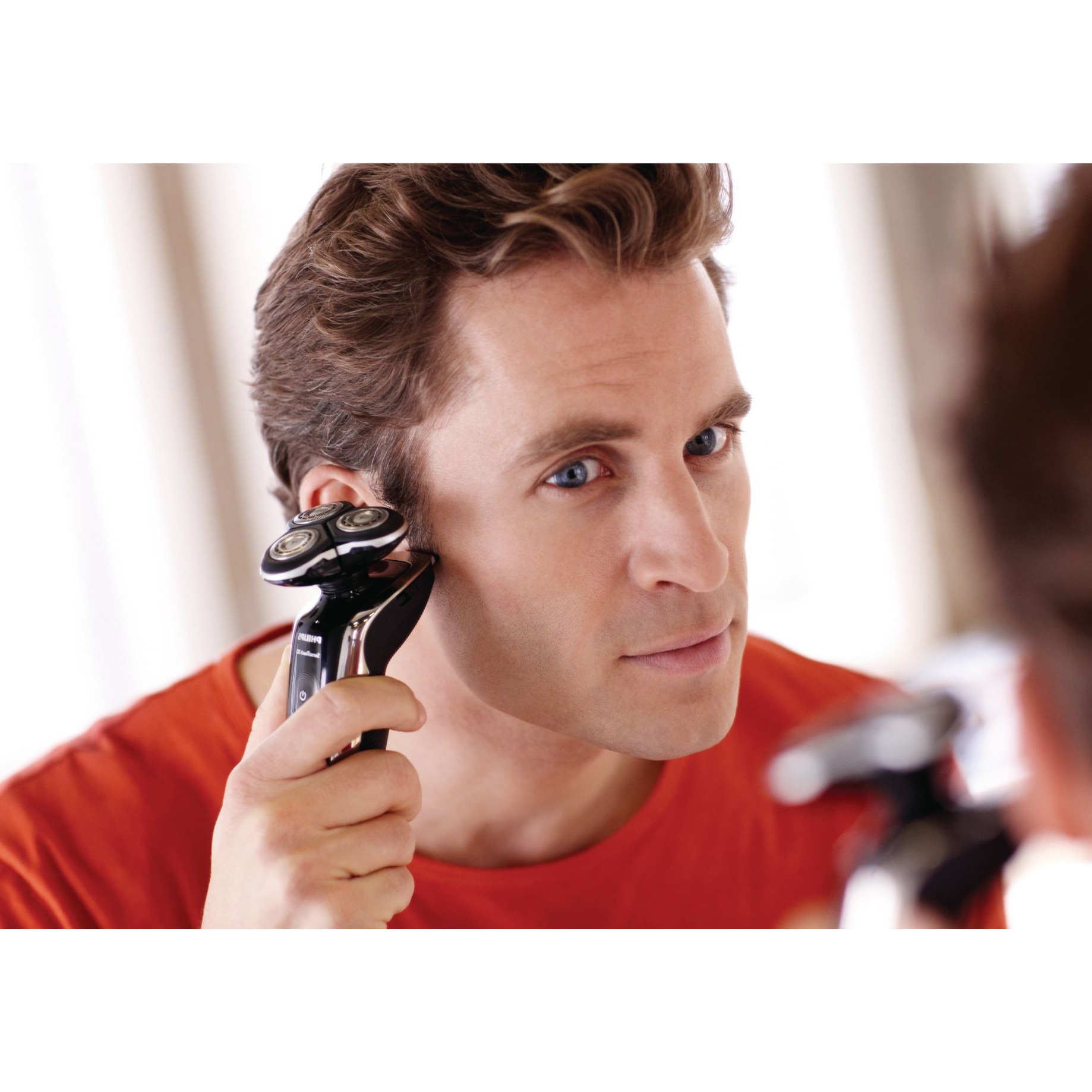 Самобръсначка Philips RQ1250/16, Батерия, 2 Аксесоара, 3 Глави, Тример ...