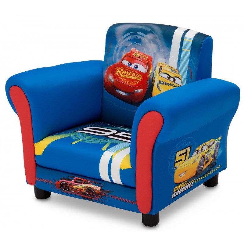 Fotoliu cu cadru din lemn Disney Cars Racers - eMAG.ro