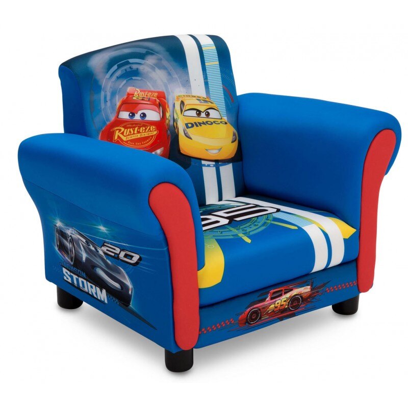 Fotoliu cu cadru din lemn Disney Cars Racers - eMAG.ro