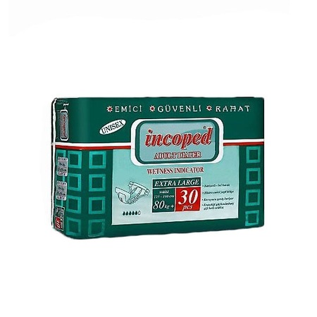 Scutece adulti, INCOPED, Unisex, Marimea XL, 30 Buc - eMAG.ro