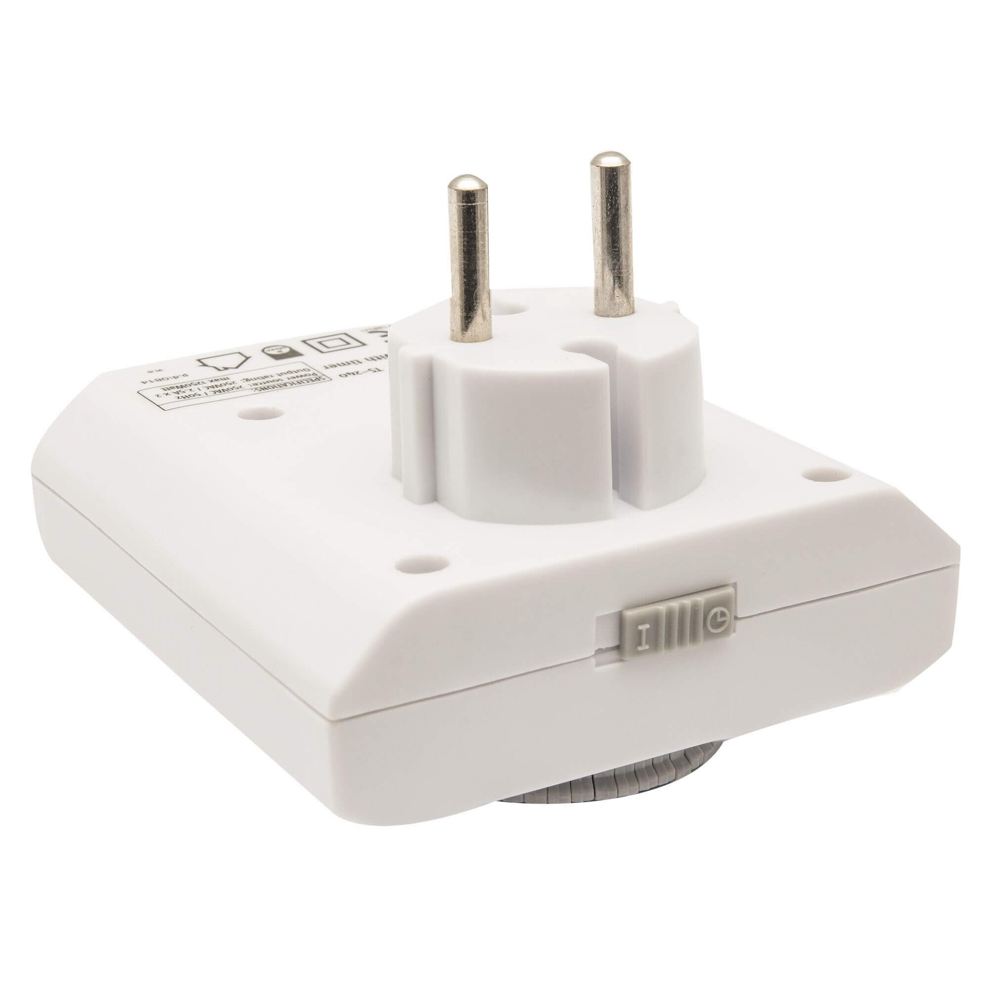 Priza cu timer Alecto, cu doua iesiri, pentru interior, mecanica, 250V ...