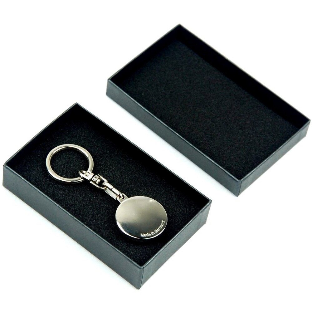 BMW kerek logós kulcstartó, 8 cm, ezüst - eMAG.hu