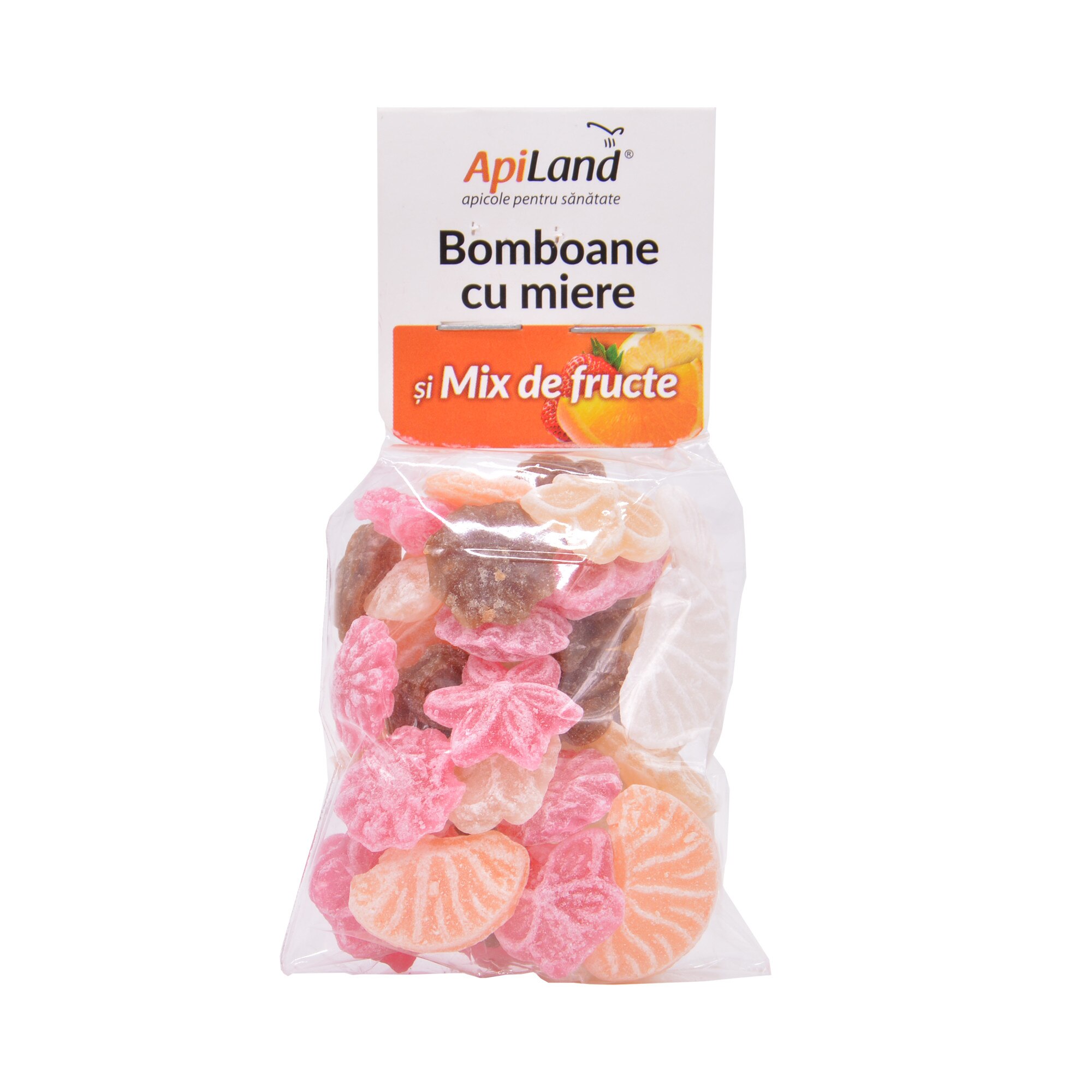 Bomboane cu miere si mix de fructe, ApiLand, 100 g - eMAG.ro