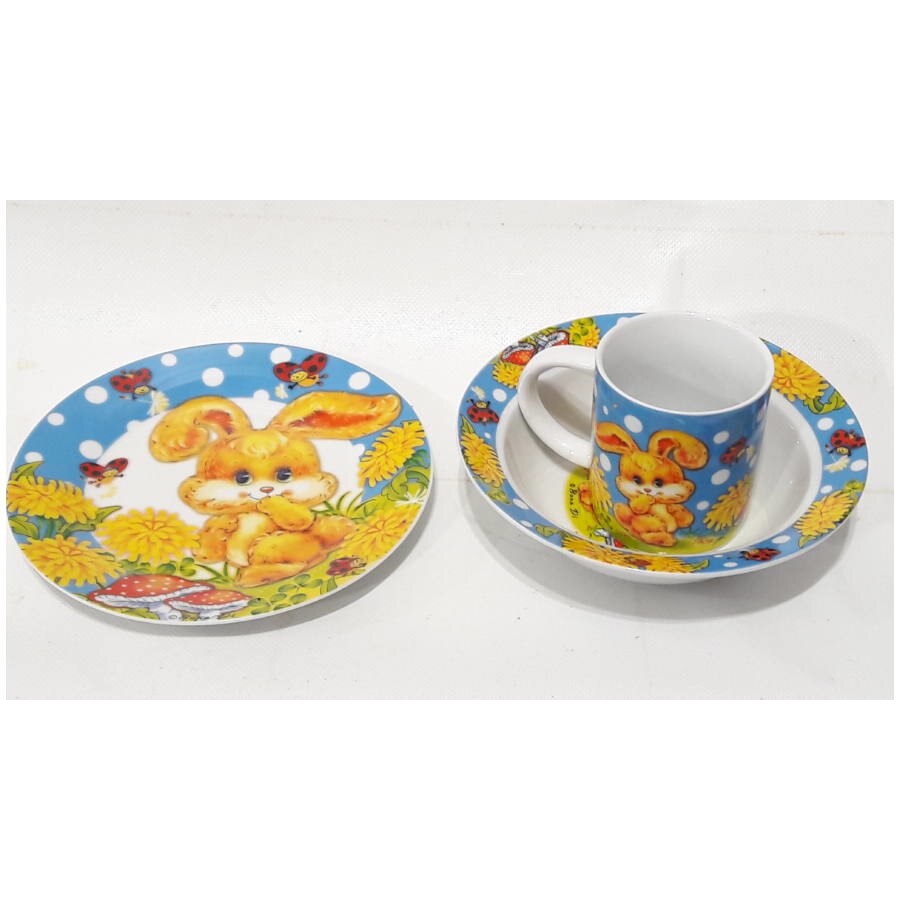 Gyerek porcelán étkészlet Nyusz - eMAG.hu