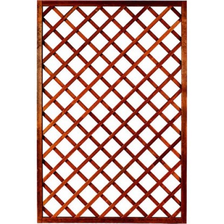 Panou grilaj gradina, 180x90, culoare tek, Bricoflor - eMAG.ro