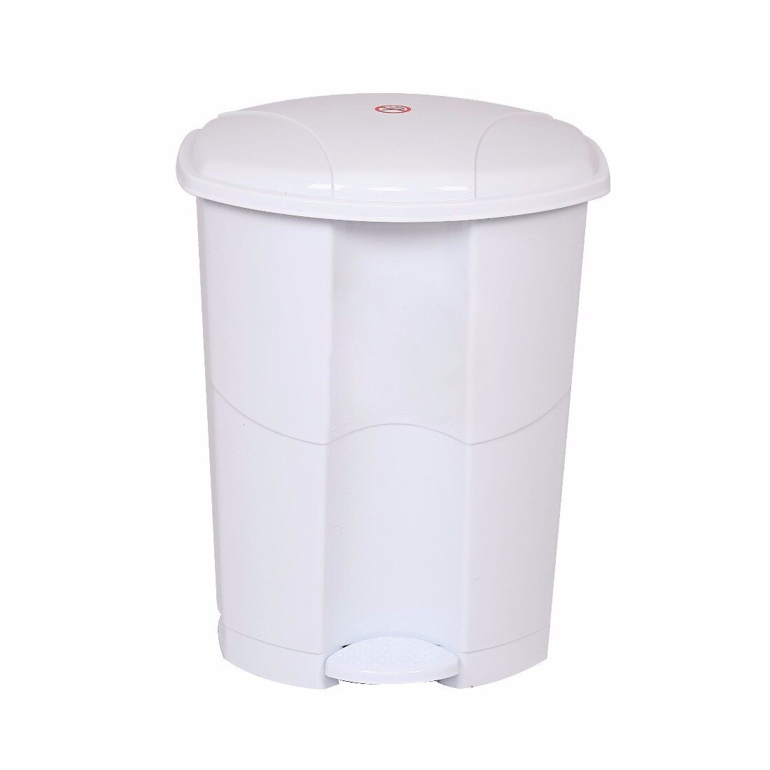 Cos de gunoi din plastic cu pedala, 18 Litri, alb - eMAG.ro