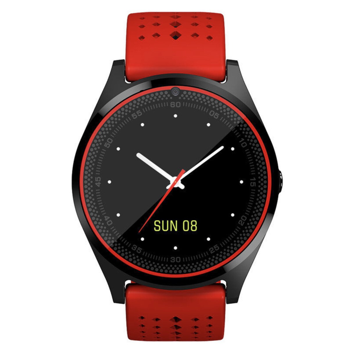 Ceas inteligent Smartwatch Red Touchscreen HD 1.3 inch Notificari ...