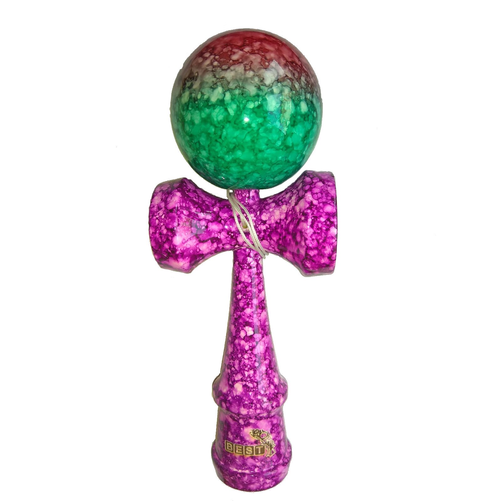Kendama de concurs BEST Deluxe Marble 18,5 cm mov model 2019 - eMAG.ro