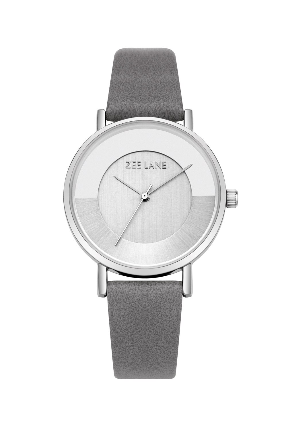 Zee Lane, Часовник с овален циферблат, Тъмносив - eMAG.bg