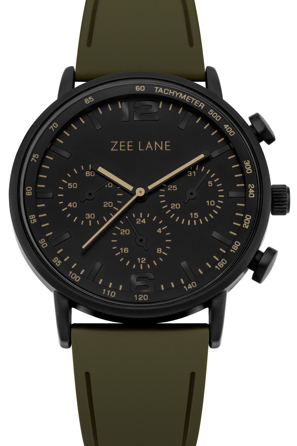 Zee Lane, Часовник със силиконова каишка, Каки - eMAG.bg