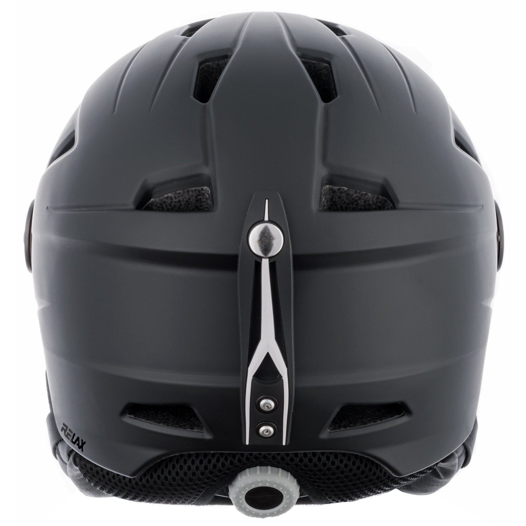 Casca schi/snowboard Relax Stealth cu viziera, negru mat, S (54-56 cm ...