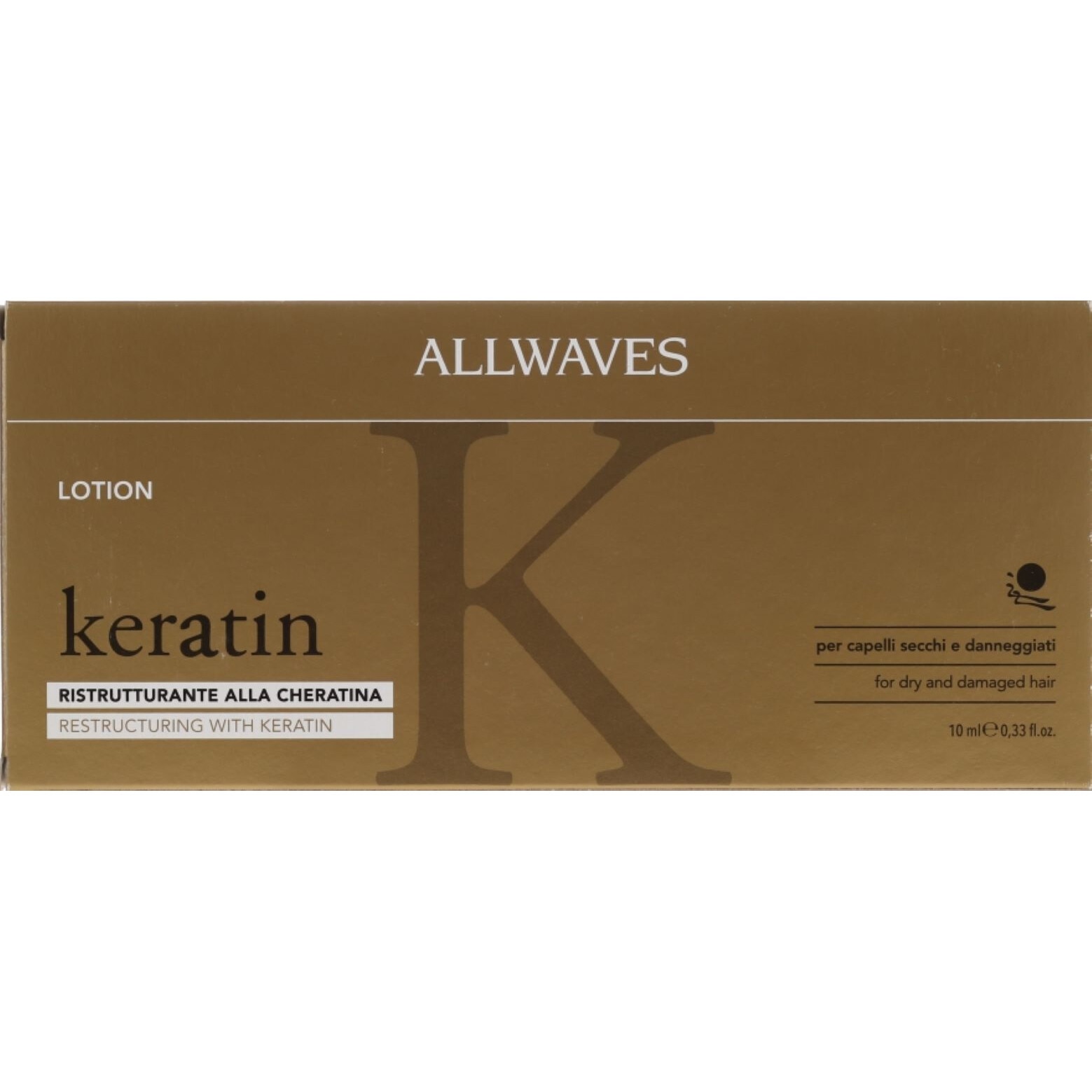 Lotiune restructuranta ALLWAVES cu Keratina pentru par uscat si ...