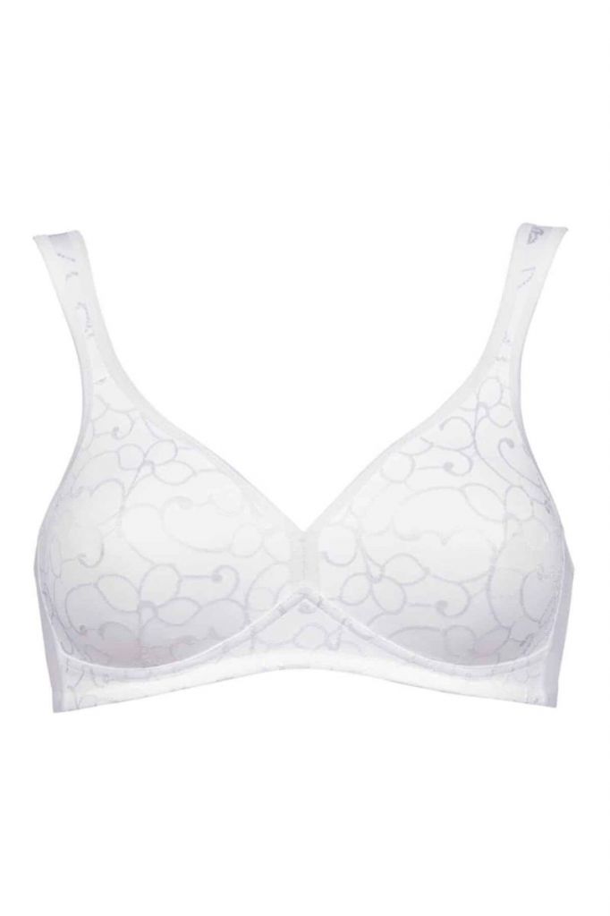 Sutien, Triumph Elegant Cotton N, Alb, 100E - eMAG.ro