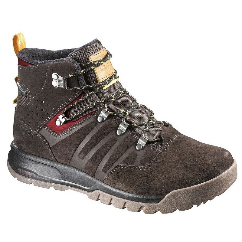 Incaltaminte de iarna pentru barbati Salomon Utility TS CSWP, maro, 45 ...