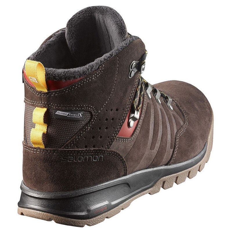 Incaltaminte de iarna pentru barbati Salomon Utility TS CSWP, maro, 45 ...