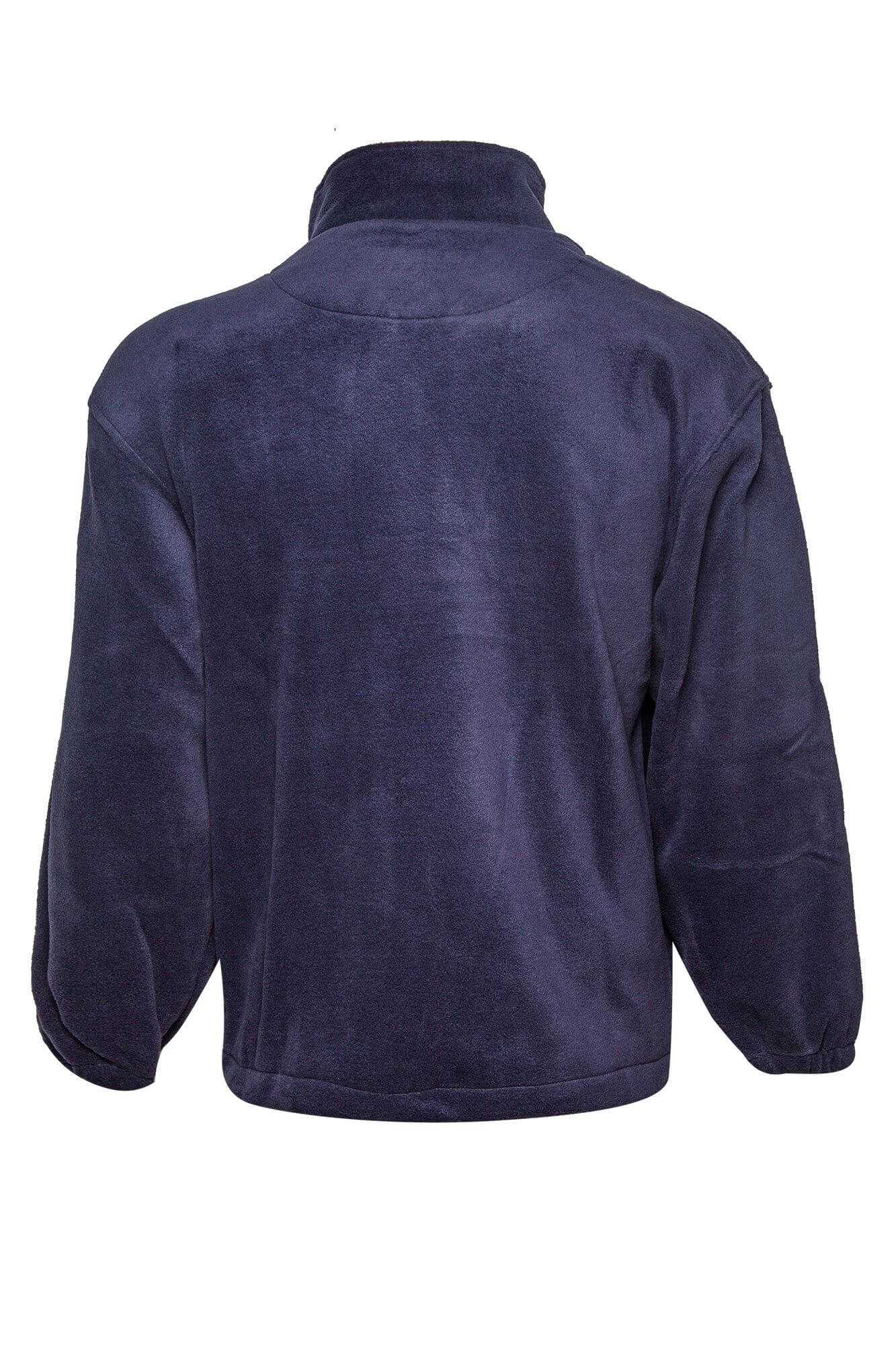 Pulover fleece cu fermoar Fence, barbati, cu captuseala rosie la guler ...