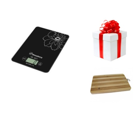 Cantar Electronic HB 6011 pentru bucatarie Negru Hausberg + CADOU TOCATOR - eMAG.ro