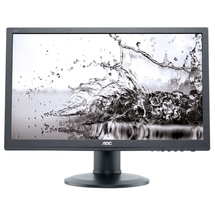 AOC E2460PDA 24'' LED monitor, Full HD, DVI, VGA, Vesa, Fekete - eMAG.hu