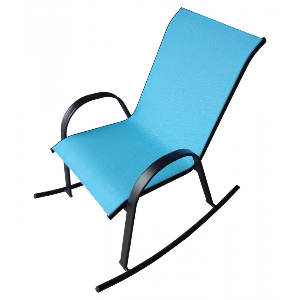 Scaun de gradina balansoar Textilene CH342 Bleu - eMAG.ro