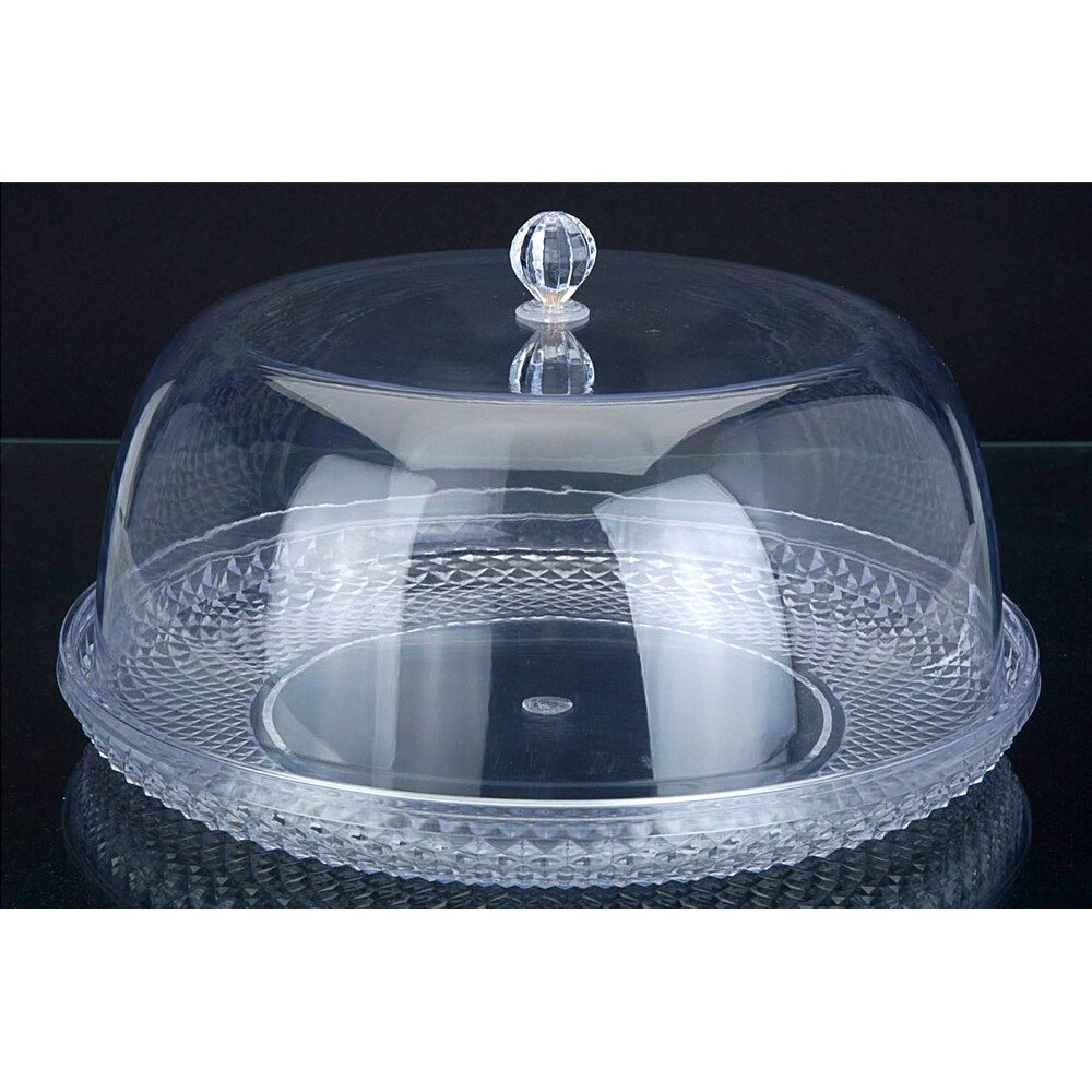 Platou tort, EH Excellent Houseware, Castron, Plastic, Transparent ...