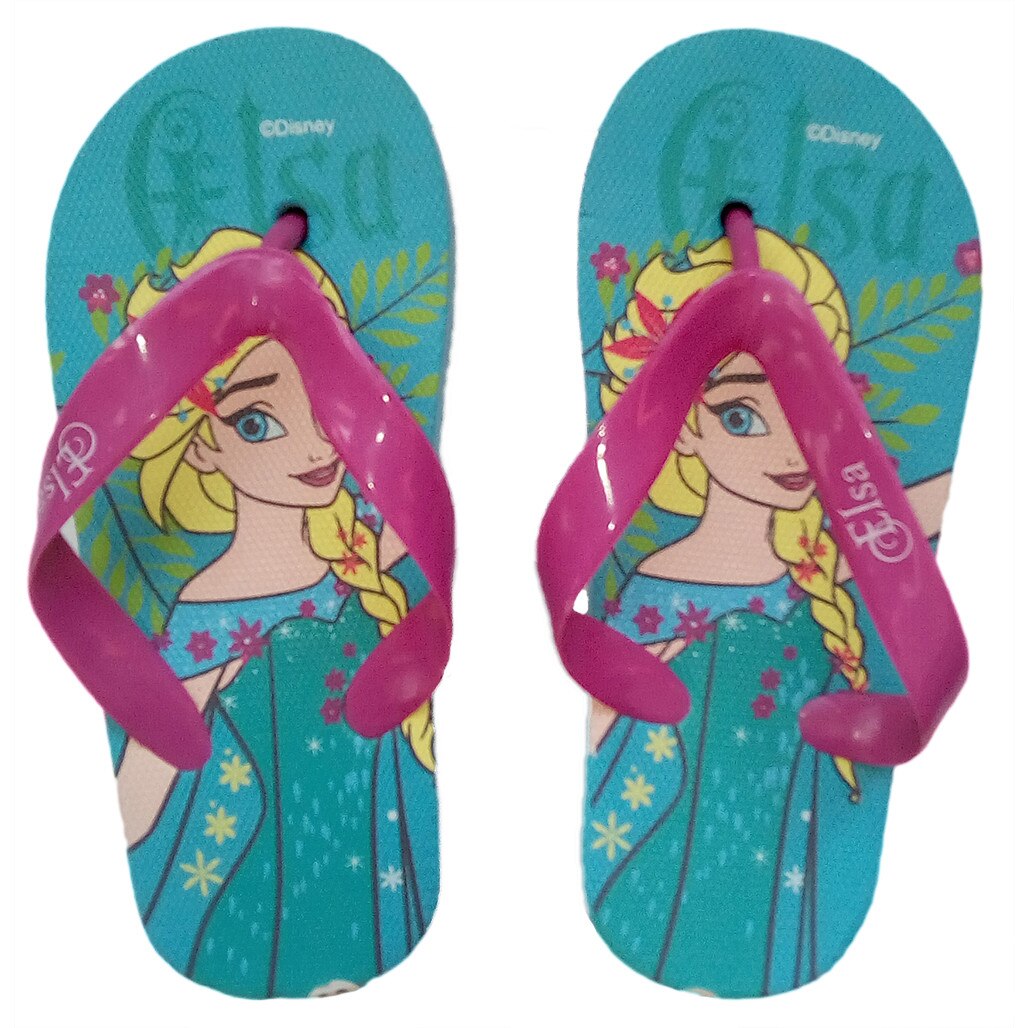 Papuci copii, slapi copii, Disney Frozen, roz, 30 - eMAG.ro