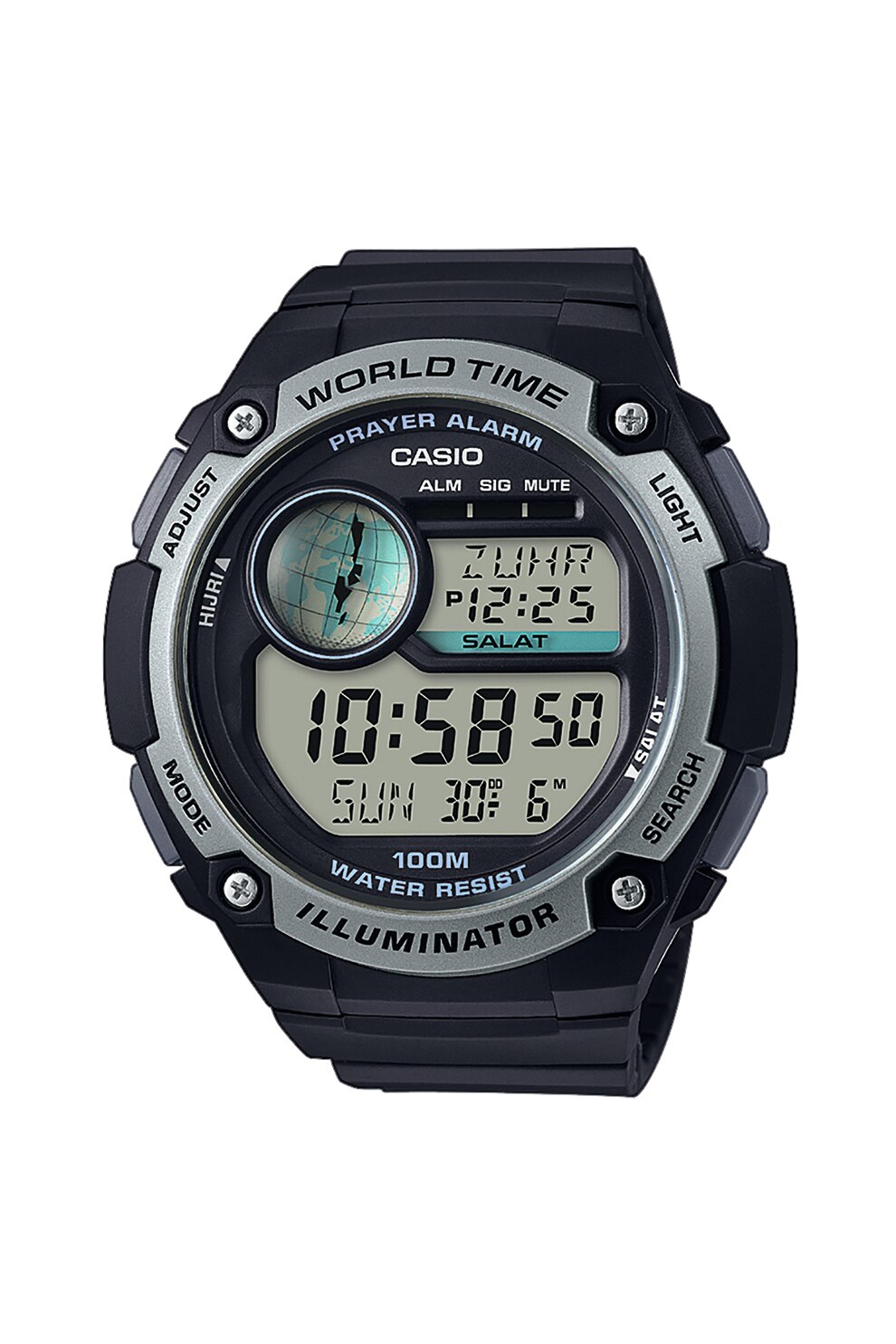 Casio, Часовник с хронограф, Черен - eMAG.bg