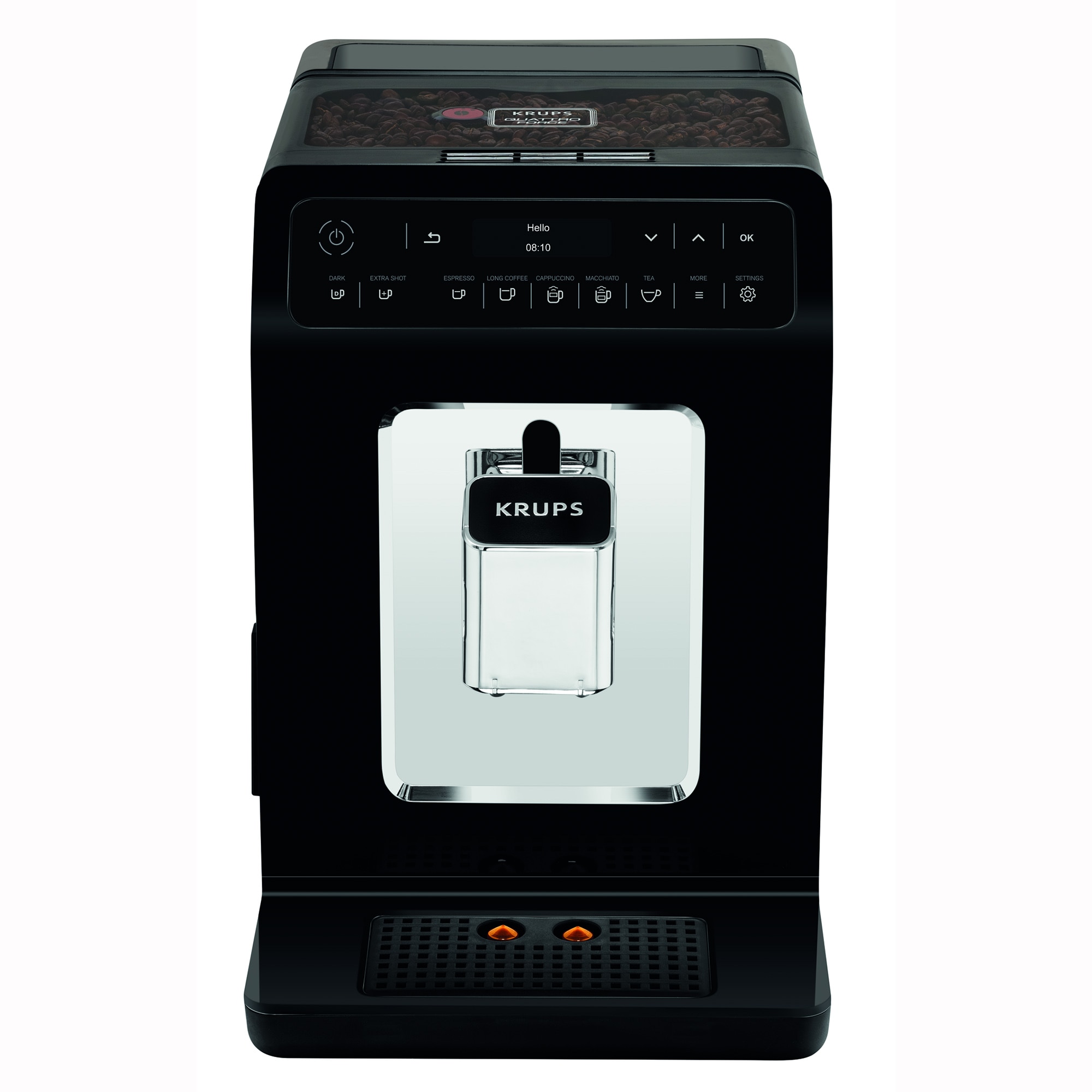 Krups Evidence EA8908 Automata kávéfőző, 1450W, 15 bar, 2,5L víztartály ...