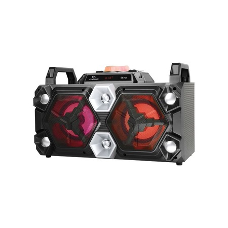 Boxa portabila Elekom EK-762M, Karaoke, Bluetooth, USB, SD, Cititor de ...