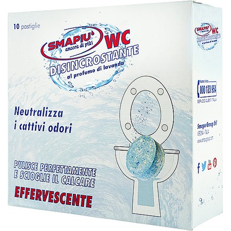Tablete dezinfectare, curatare, indepartare calcar toalete - Smapu WC ...